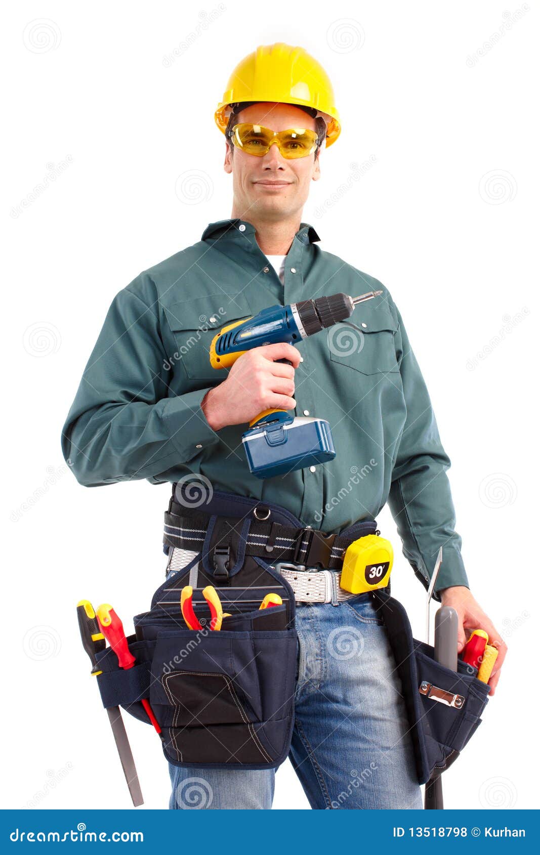 Plumber worker stock photo. Image of employee, enterprise - 13518798