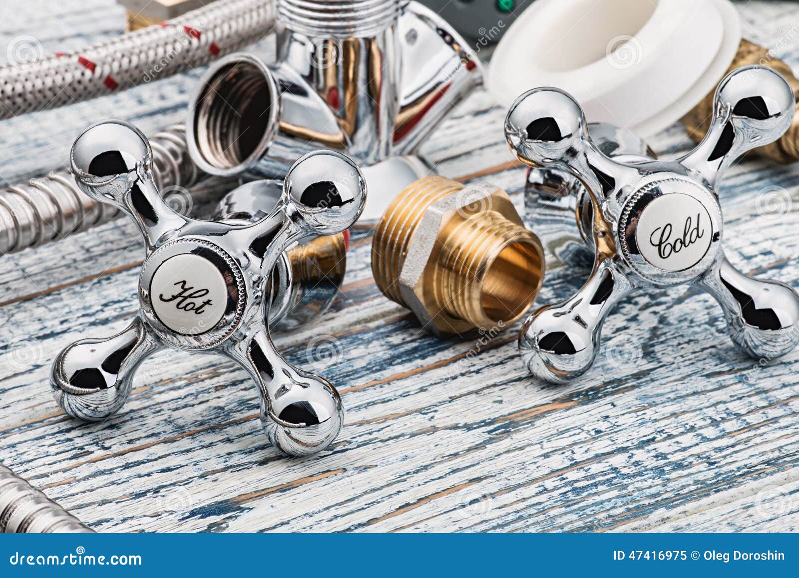 Plumbing and accessories stock image. Image of mechanical - 47416975