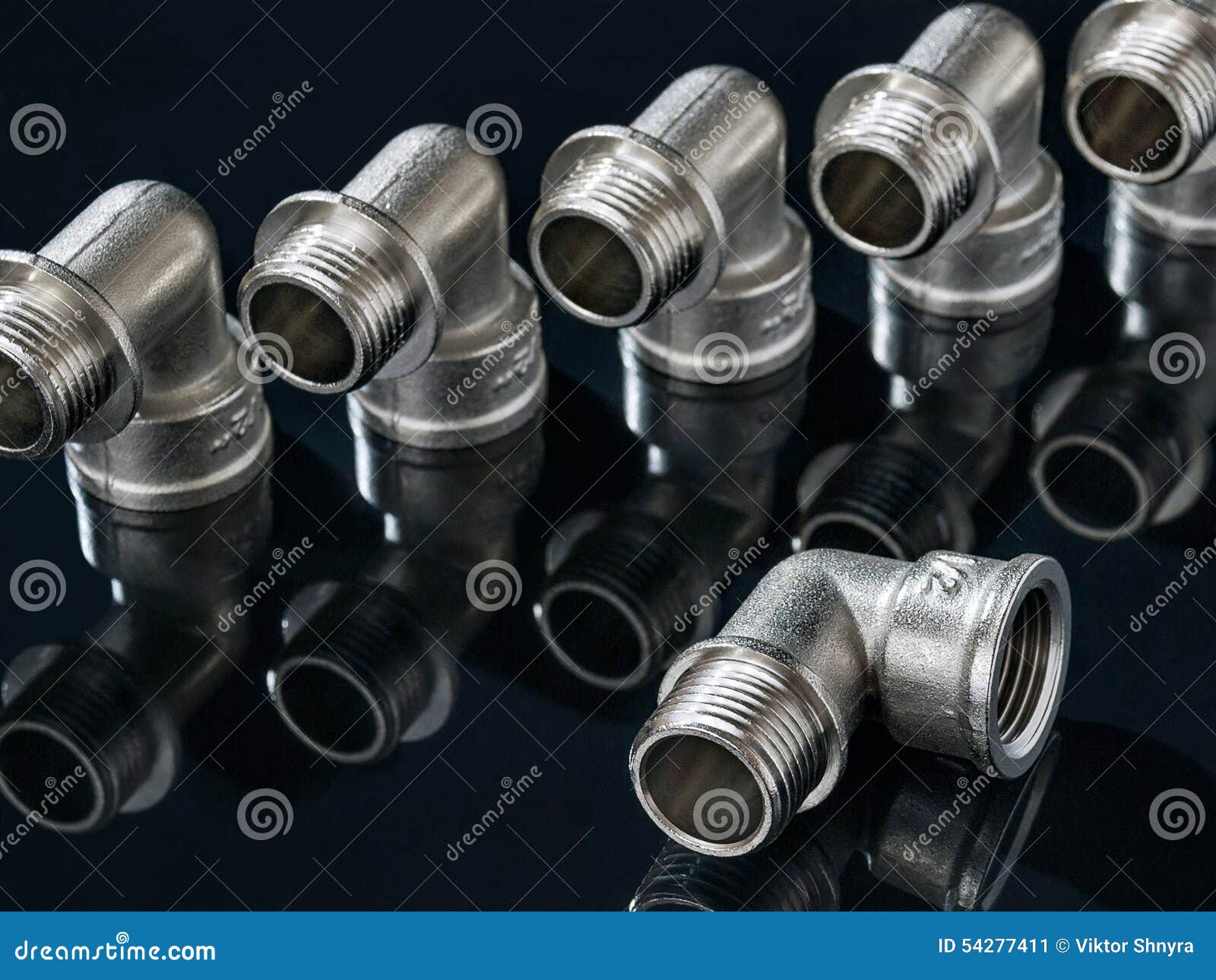 Plumbing connection stock image. Image of metal, plumbing - 54277411
