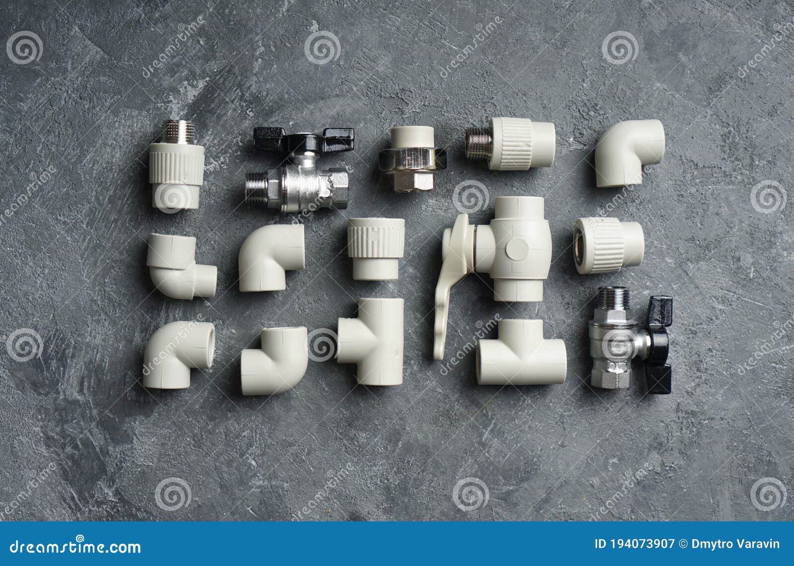 Plumbing Details Close-up on a Stone Background Stock Image - Image of ...