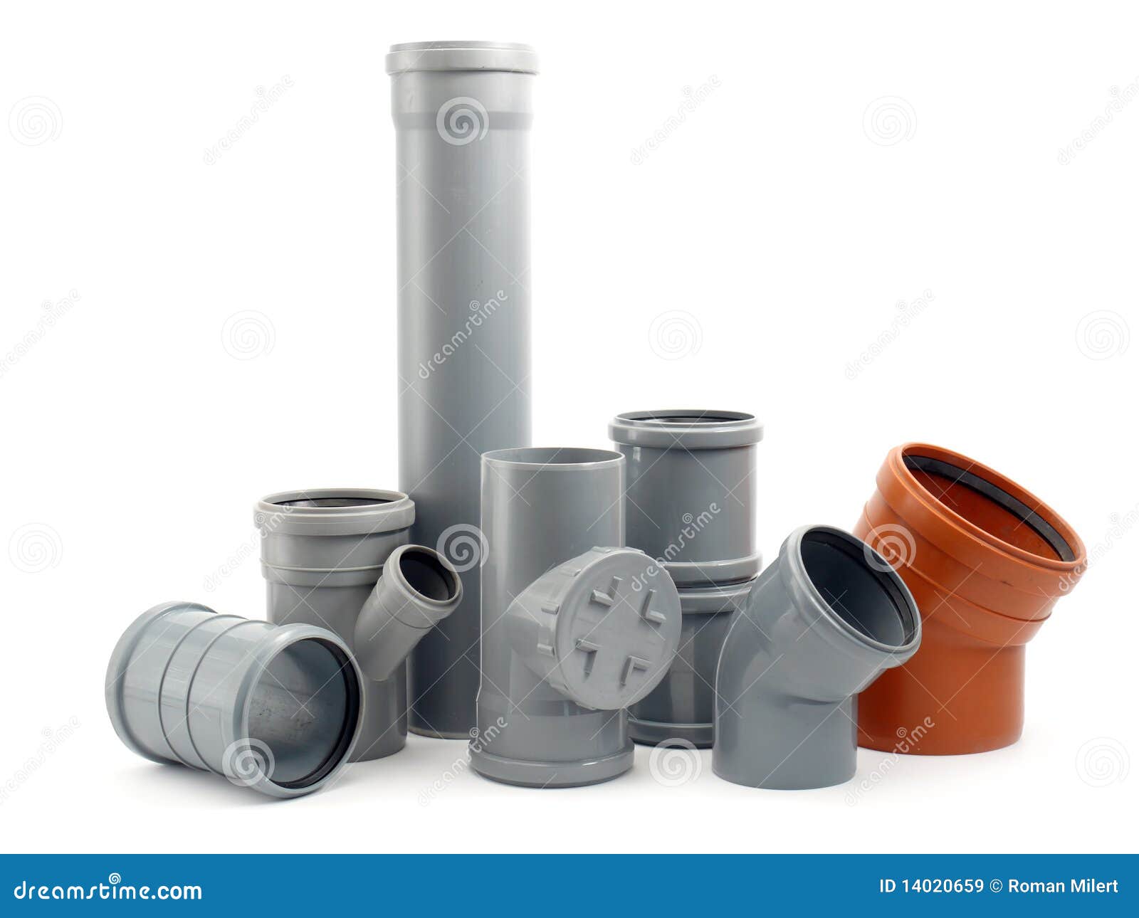 Plumbing fixtures stock image. Image of fitting, sewer - 14020659