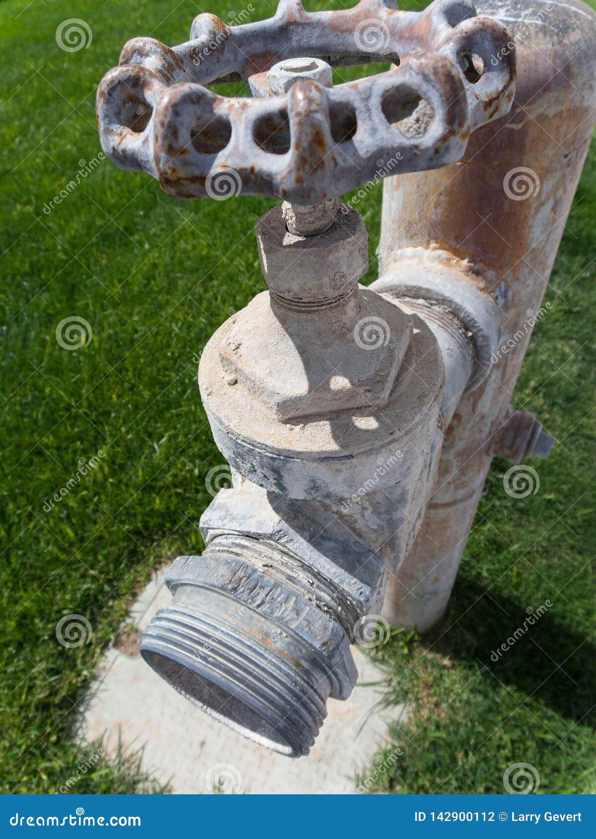 Plumbing Hardware, Outdoor Hose Bibb Stock Photo - Image of building ...