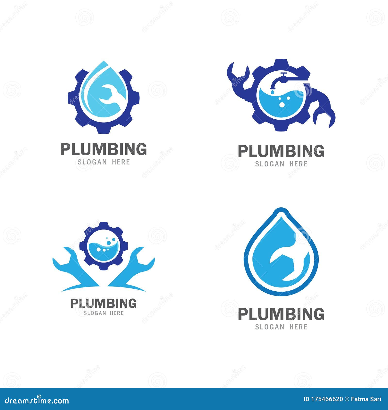 Plumbing icon logo stock vector. Illustration of emblem - 175466620