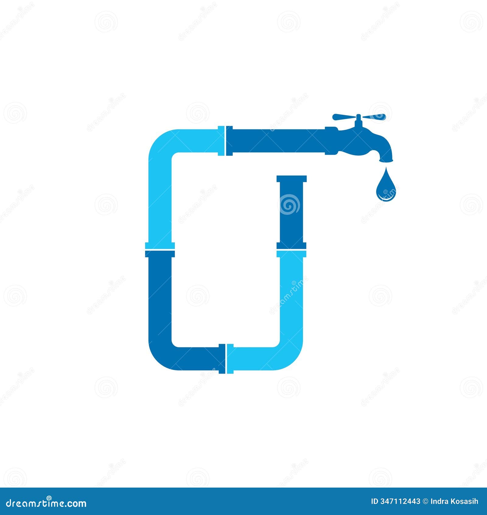 Plumbing Logo Vector Icon Illustration Stock Vector - Illustration of ...
