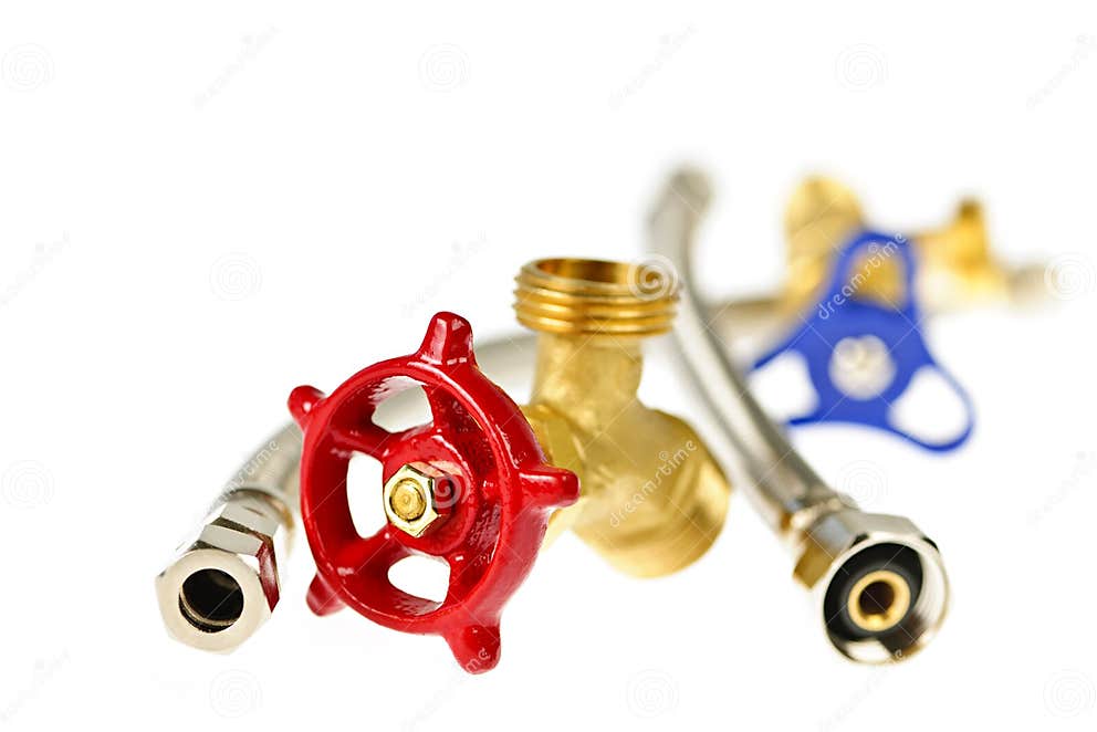 Plumbing parts stock image. Image of hardware, pipes - 24493291