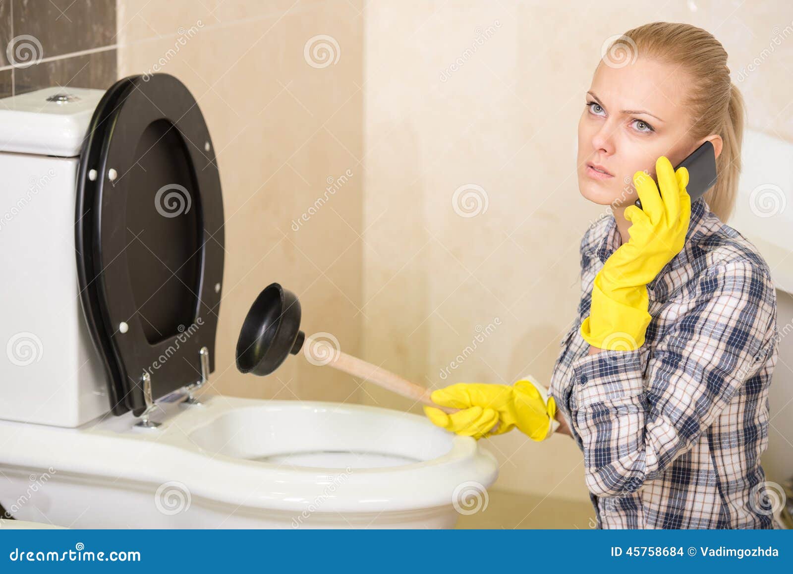 Plumbing stock photo. Image of laborer, repairman, industry - 45758684