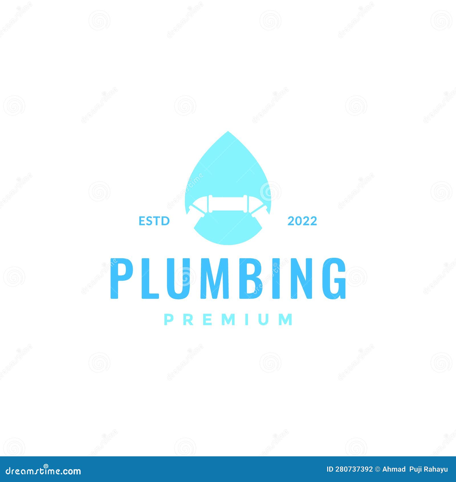 Plumbing Socket Drop Water Clean Logo Design Vector Icon Illustration ...