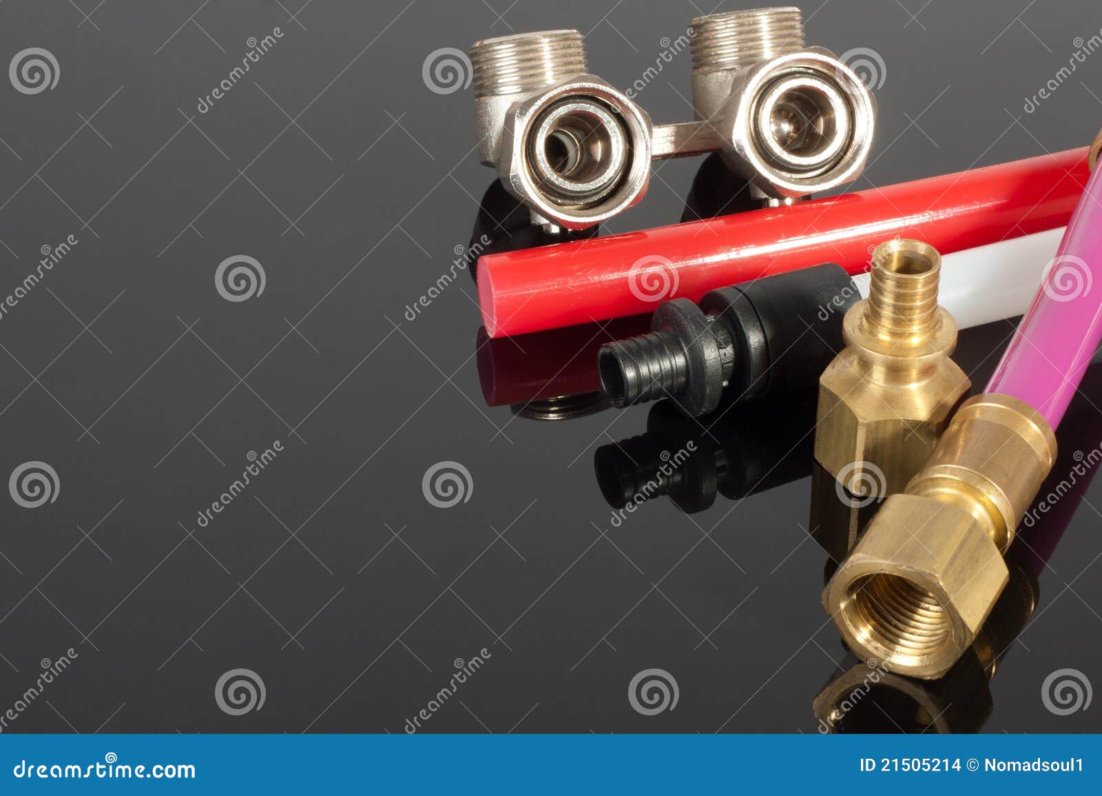 Plumbing supplies stock photo. Image of expertise, mirror - 21505214