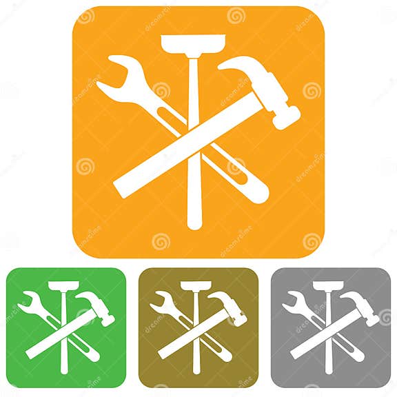 Plumbing tools symbol icon stock vector. Illustration of background ...
