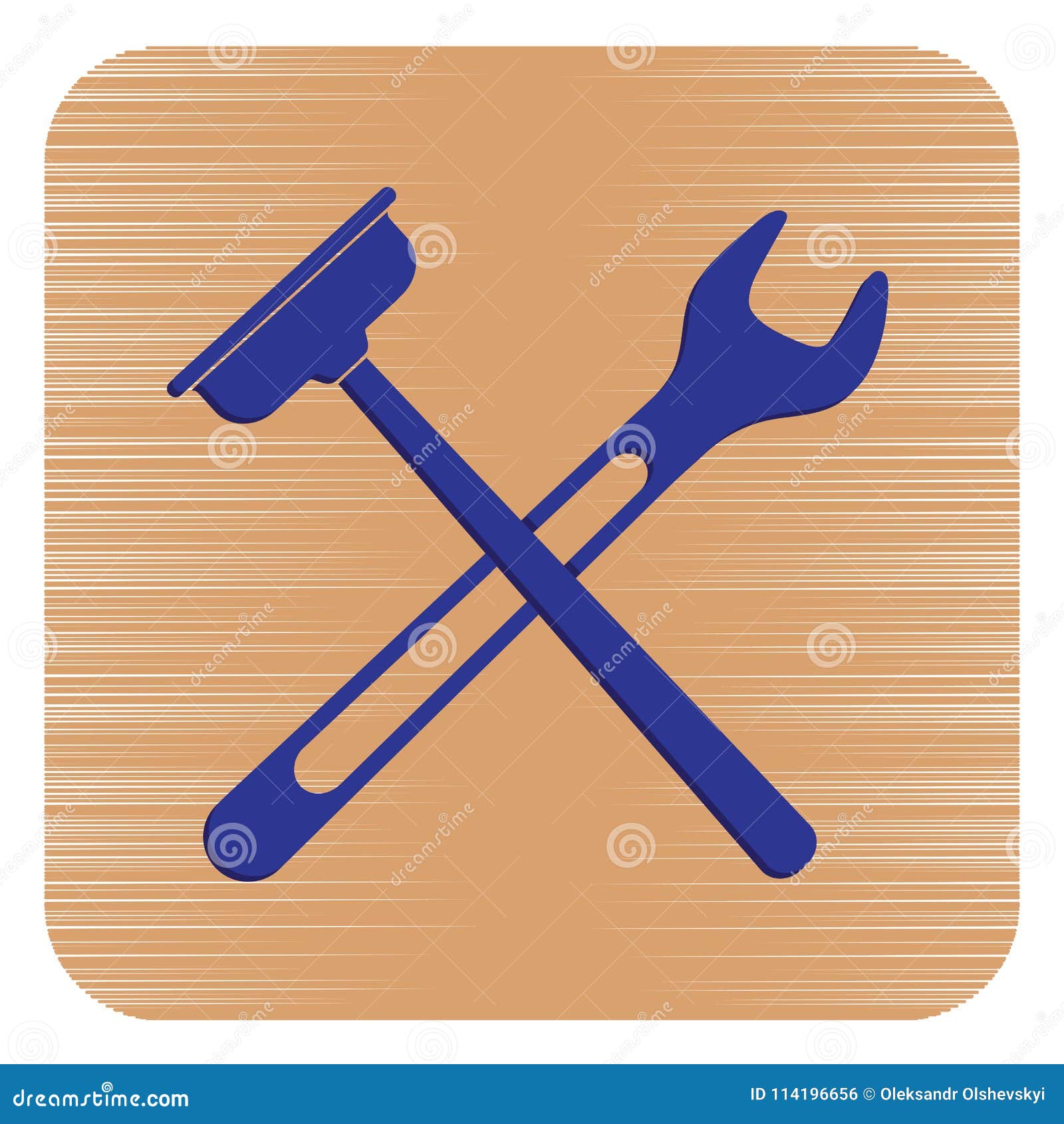 Plumbing work symbol icon stock vector. Illustration of stopcock ...
