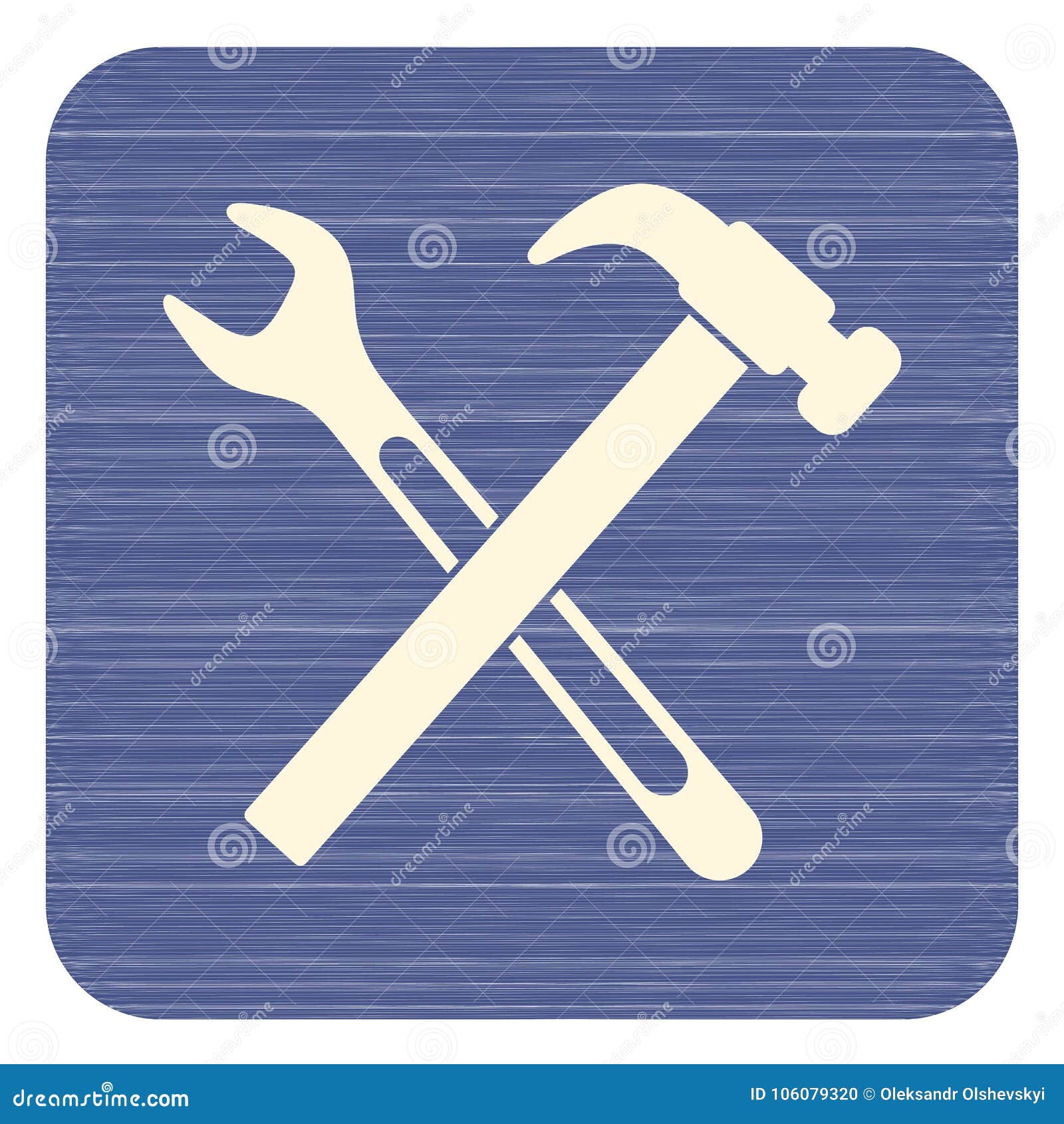 Plumbing work symbol icon stock vector. Illustration of grip - 106079320