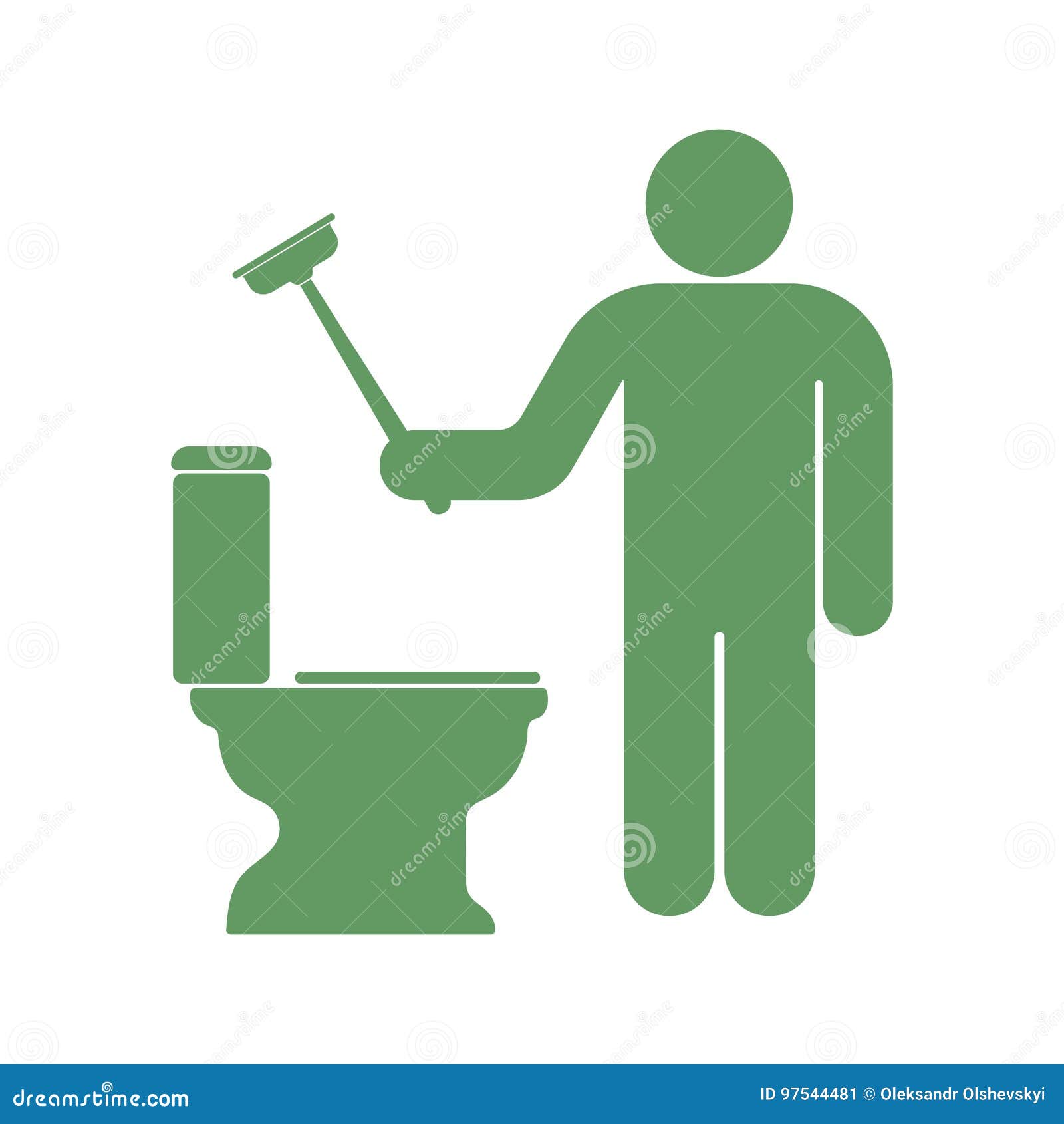 Plumbing work symbol icon stock vector. Illustration of accessory ...