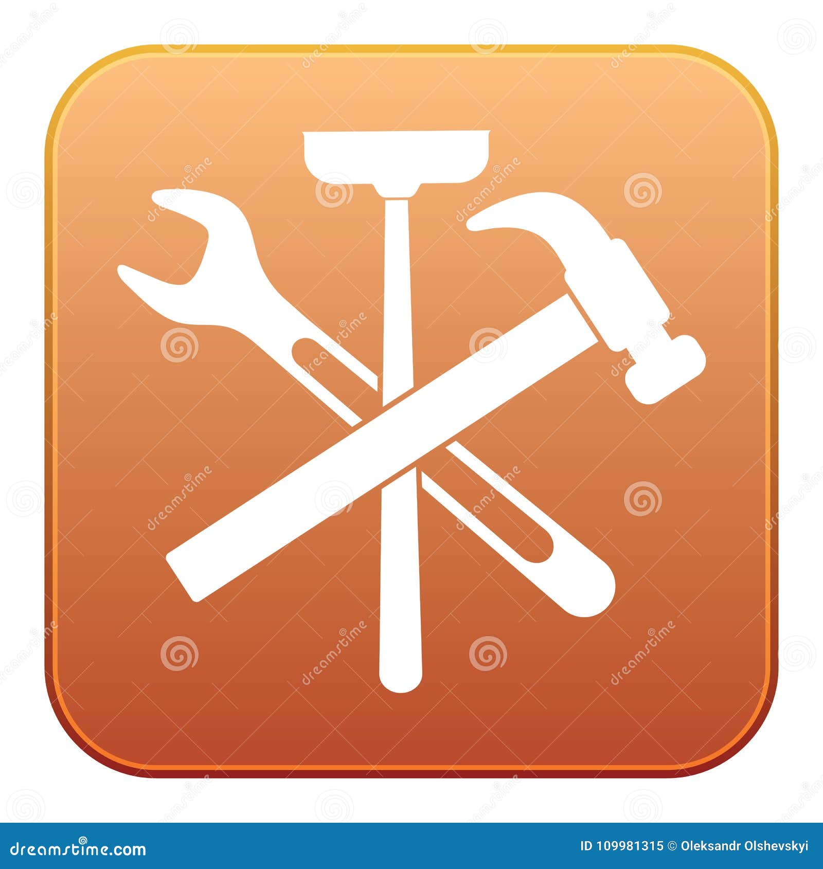 Plumbing work symbol icon stock vector. Illustration of accessory ...