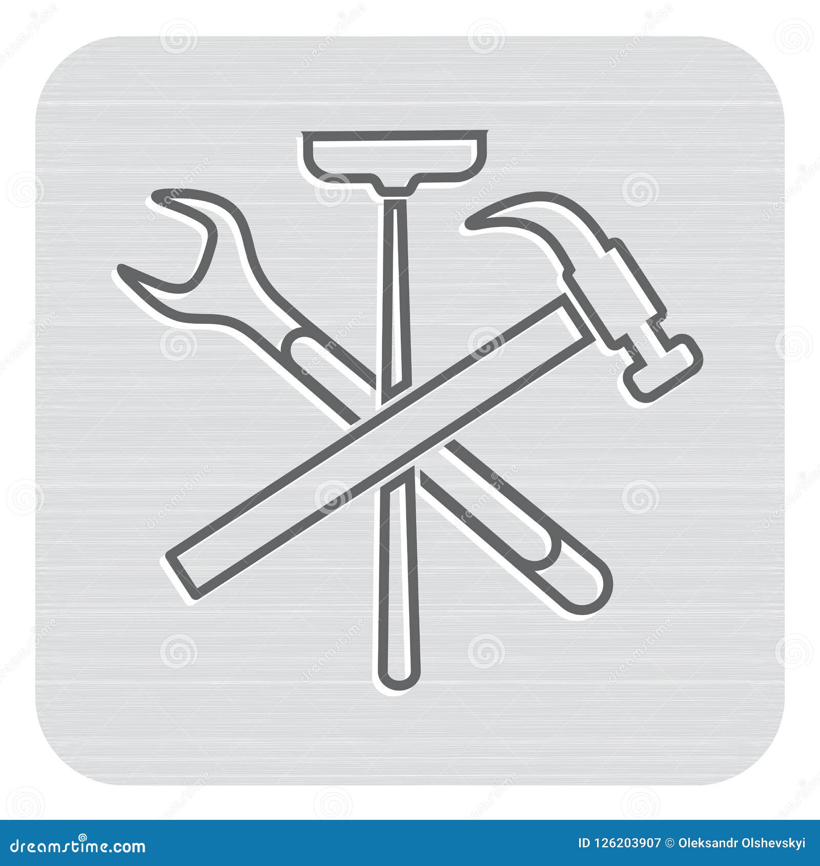 Plumbing work symbol icon stock vector. Illustration of plumbing ...