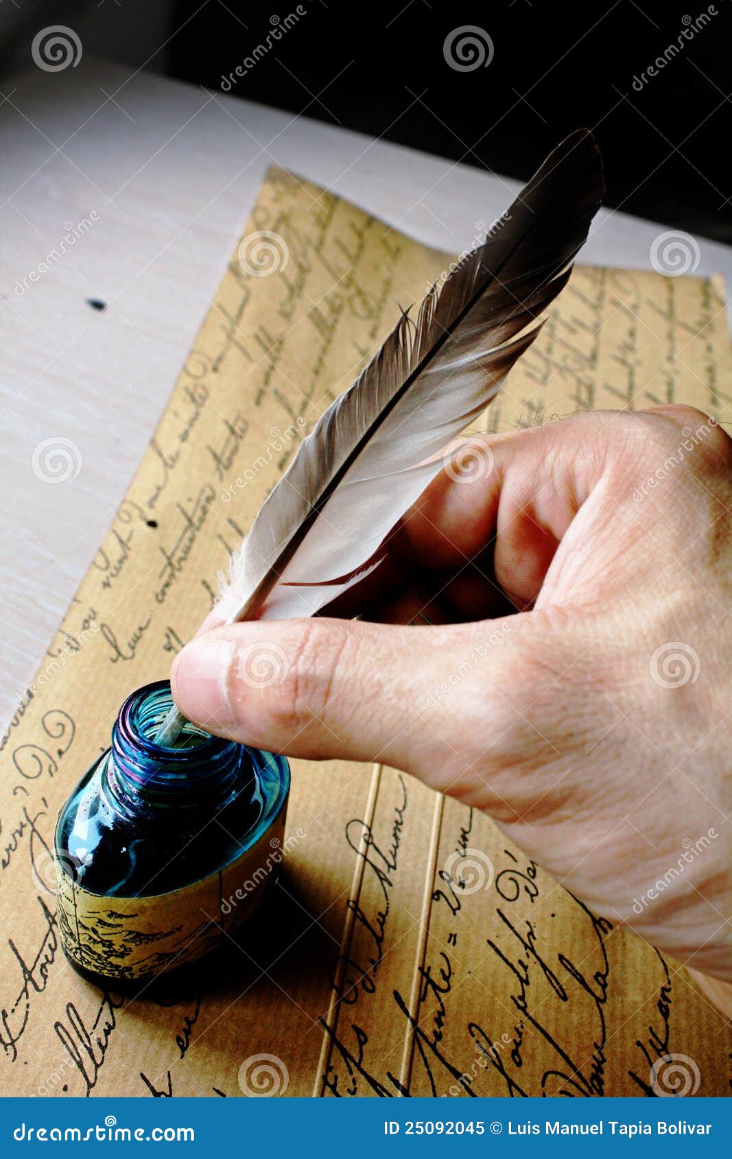 Plume And Ink Royalty Free Stock Photo - Image: 25092045