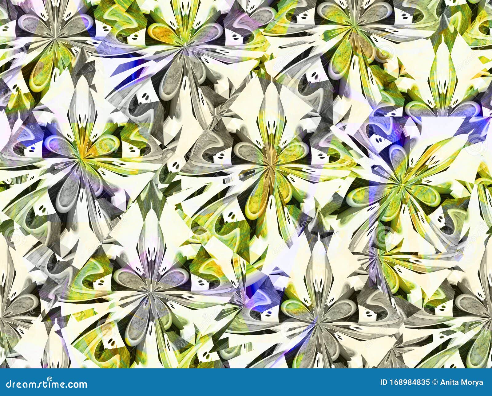 Plumeria Flower Shaped Pretty Western Pattern Design Stock Illustration ...