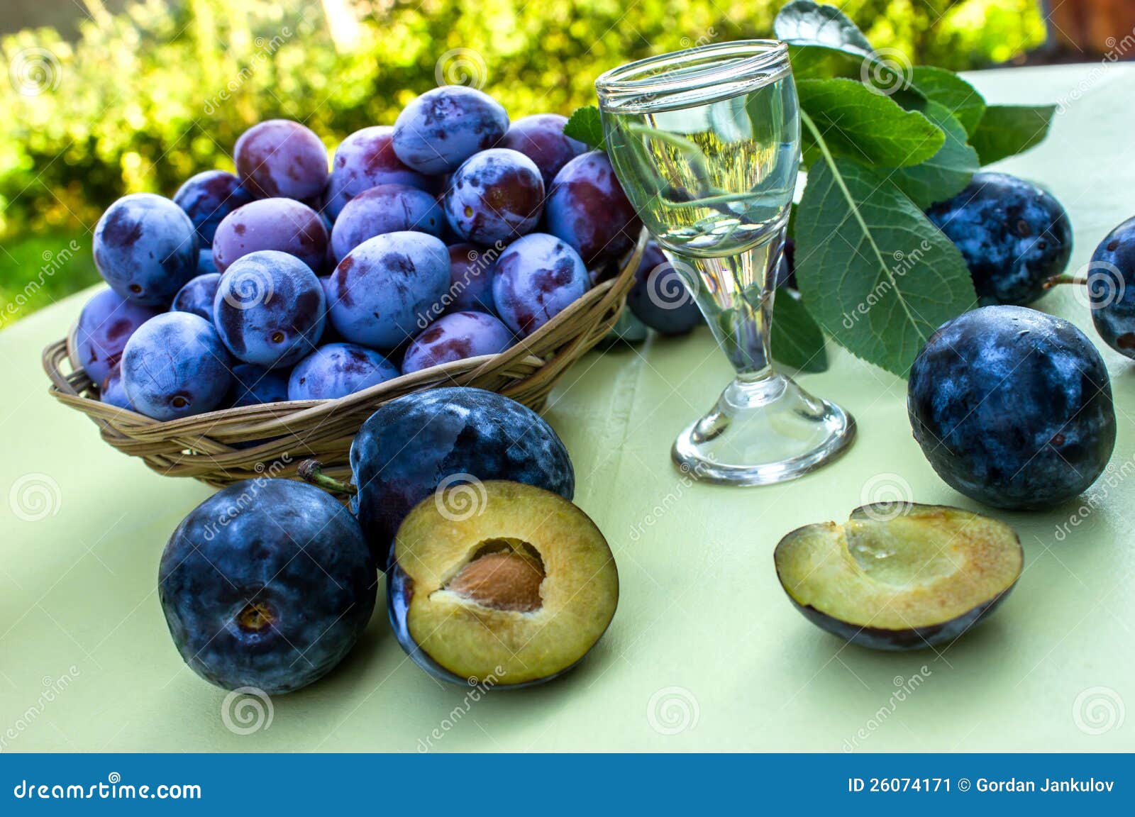 Plums - Damson and Plum Brandy Stock Image - Image of fruit, brandy ...