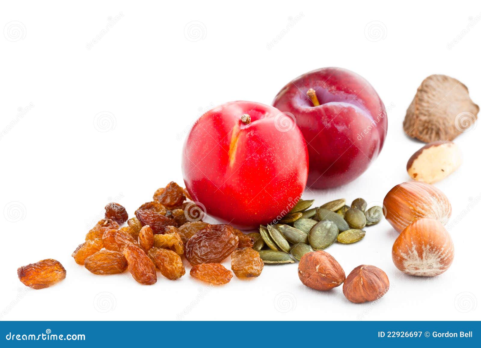 Plums seeds and nuts stock image. Image of almond, seeds - 22926697