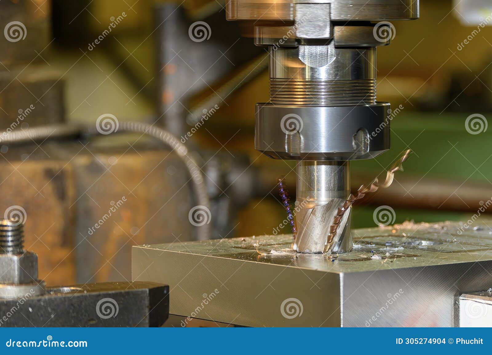 The Plunge Cutting Process on NC Milling Machine with Flat End Mill ...