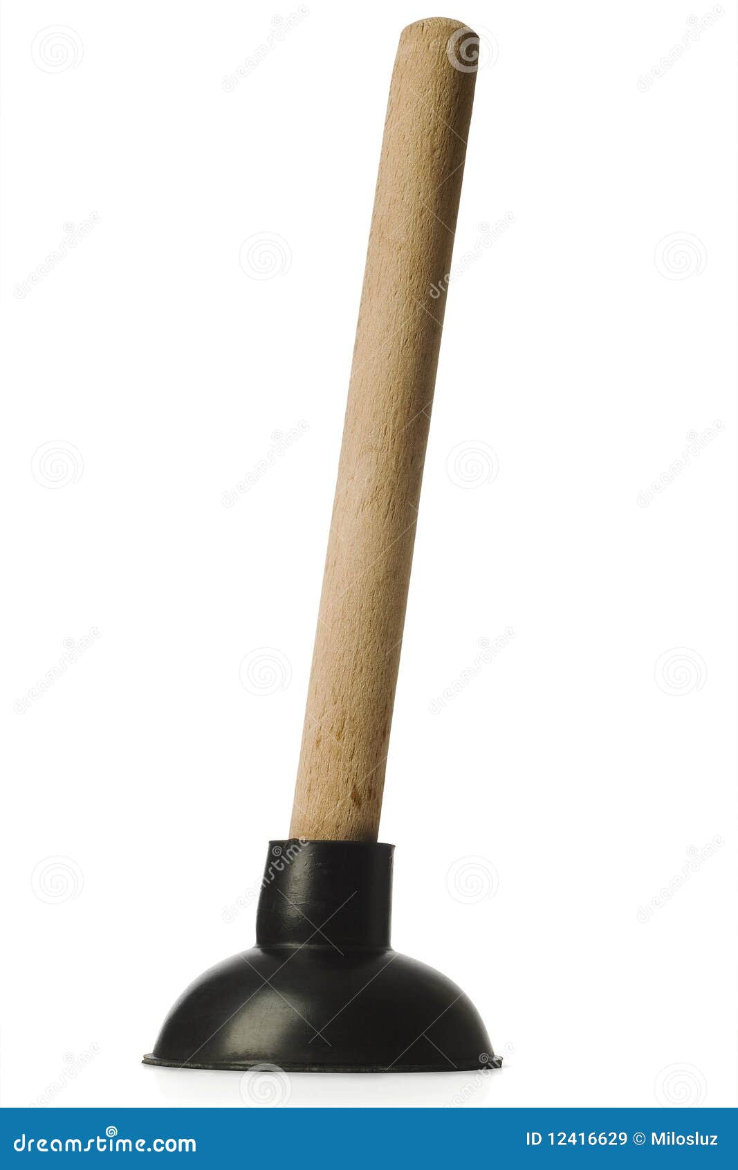 Plunger stock image. Image of tool, repair, rubber, equipment - 12416629