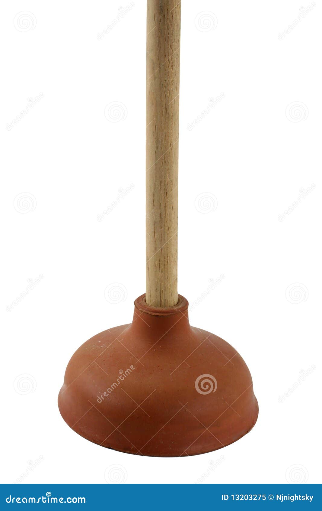 Plunger stock image. Image of clogged, isolated, plumbing - 13203275