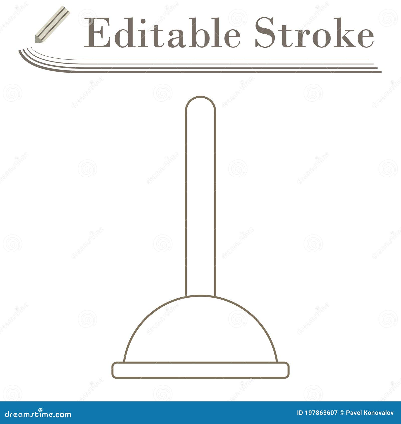 Plunger Icon Vector Illustration | CartoonDealer.com #219751800