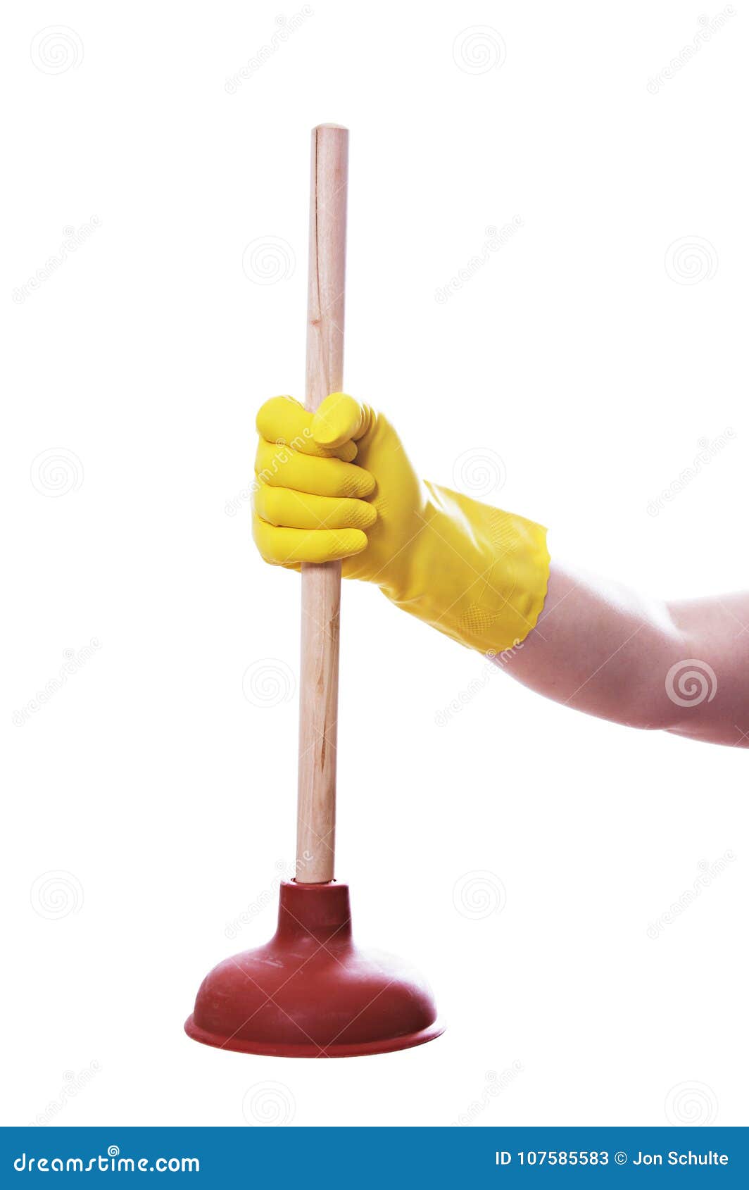 Plunger Tool for the Bathroom Stock Image - Image of human, white ...