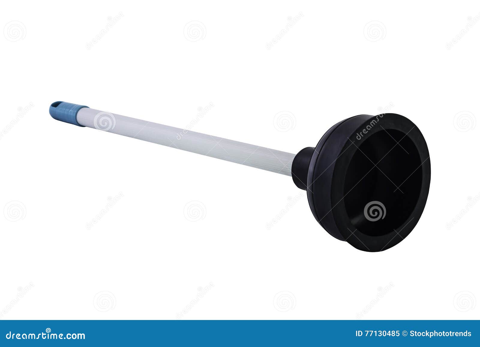 Plunger Tool for Products Isolated on White Background. the File Stock ...