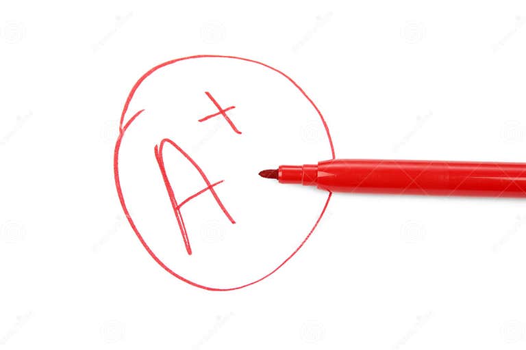 A plus stock image. Image of proud, examination, correct - 19711163