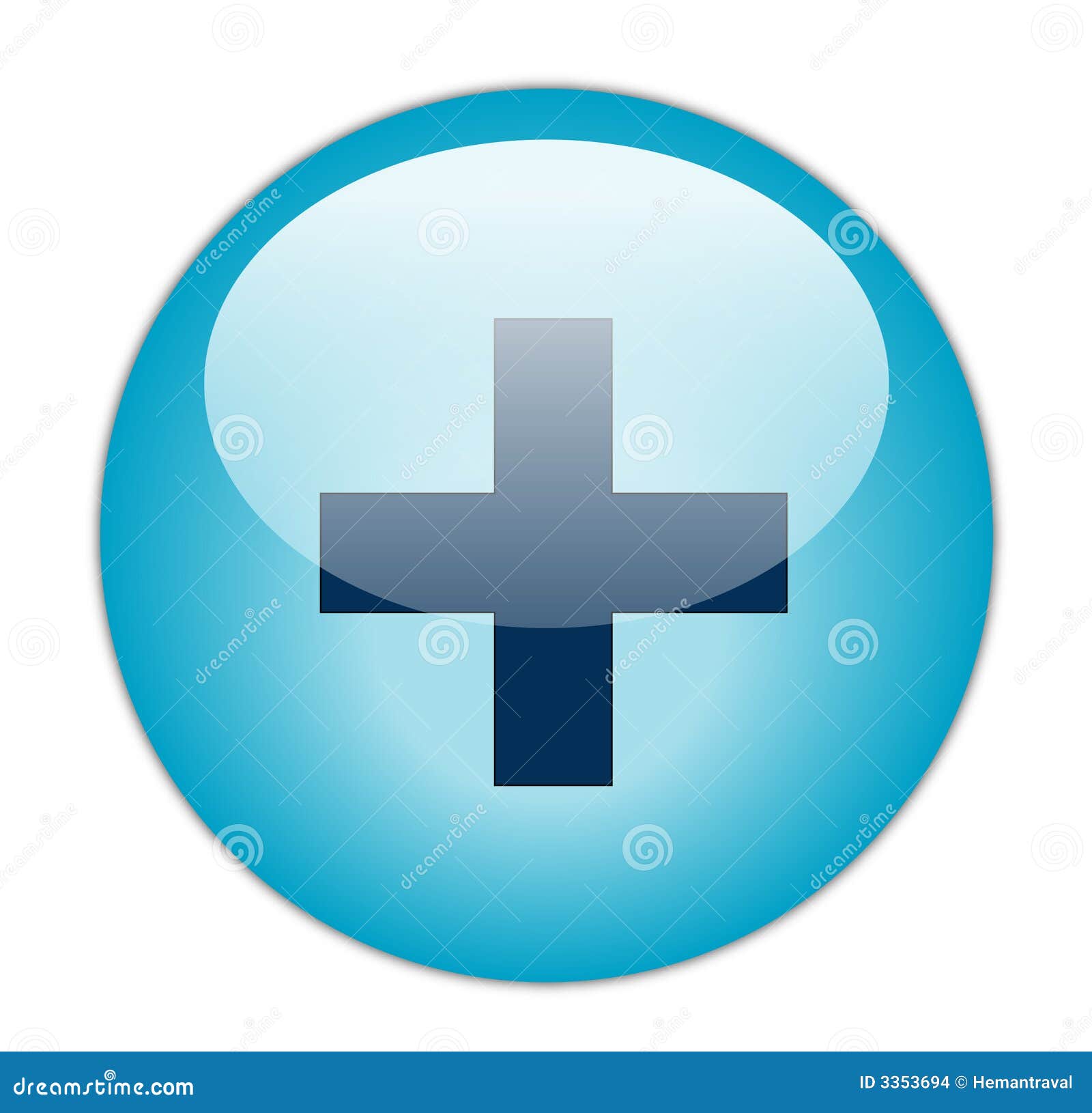 Plus stock illustration. Illustration of graphic, button - 3353694