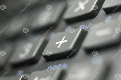 Plus + stock photo. Image of sign, macro, concept, computers - 996256