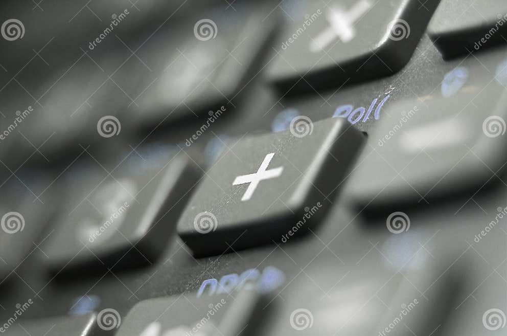 Plus + stock photo. Image of sign, macro, concept, computers - 996256