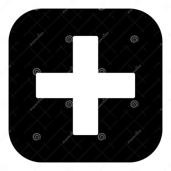 Plus and app icon stock vector. Illustration of enhance - 238371434