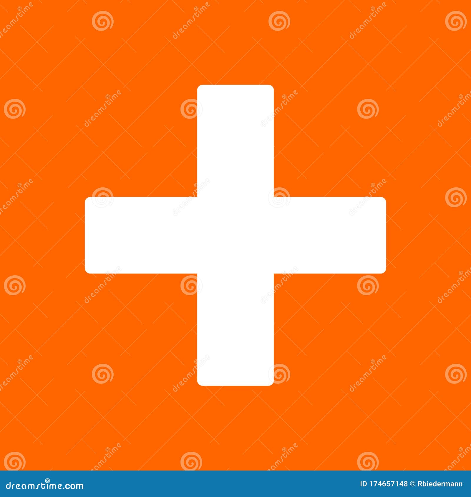 Plus and background stock vector. Illustration of positive - 174657148