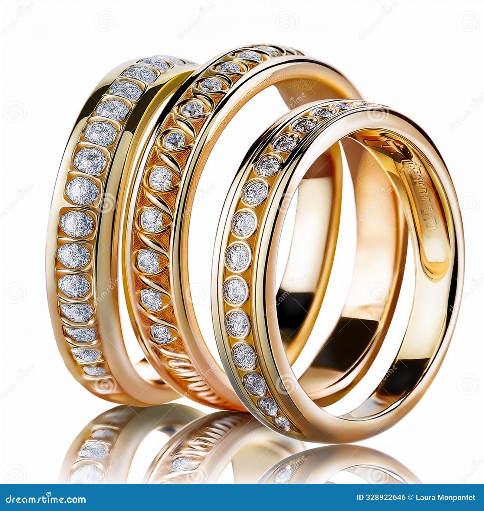 Three rings stock illustration. Illustration of bead - 328922646