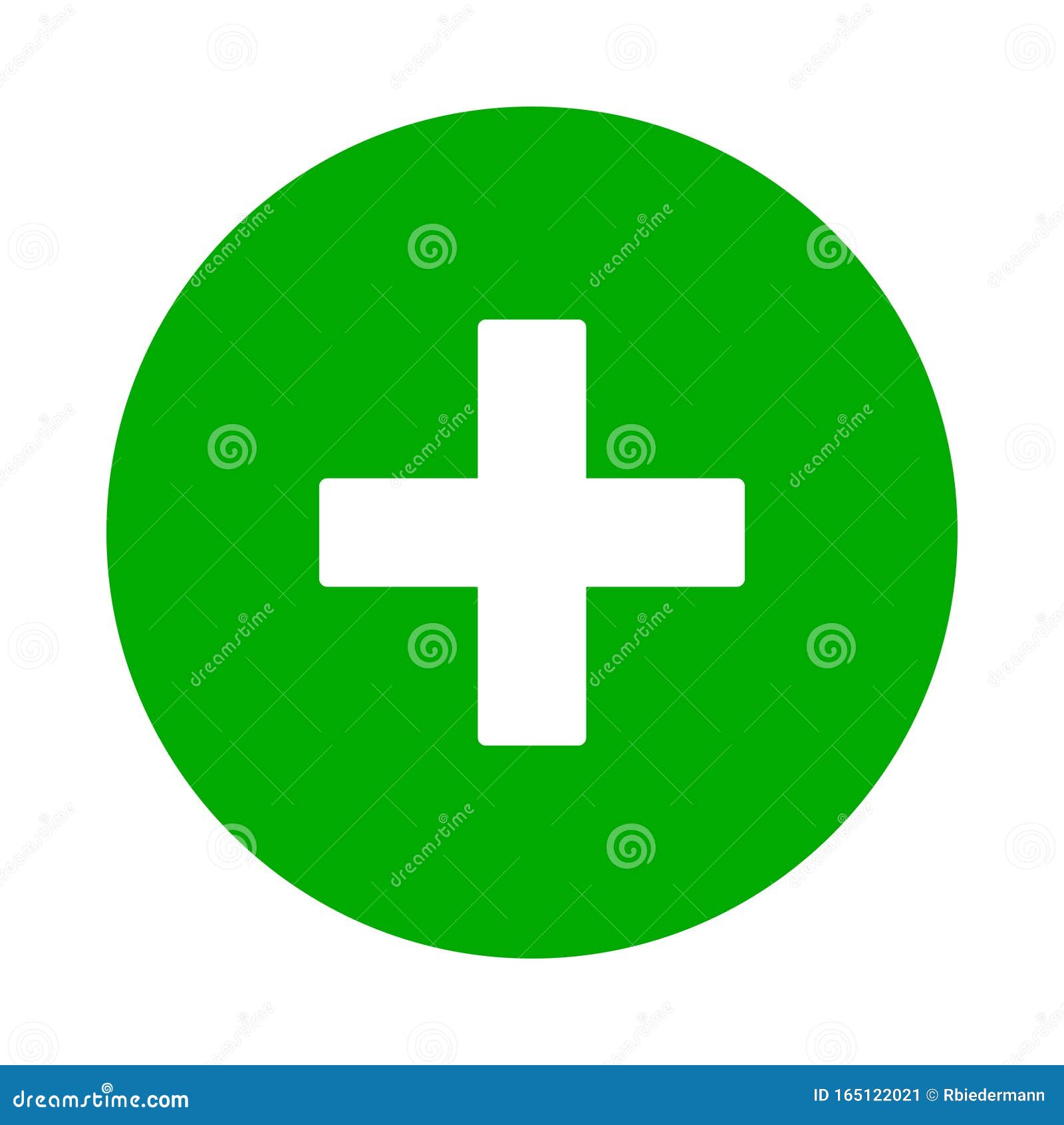 Plus and circle stock vector. Illustration of symbol - 165122021