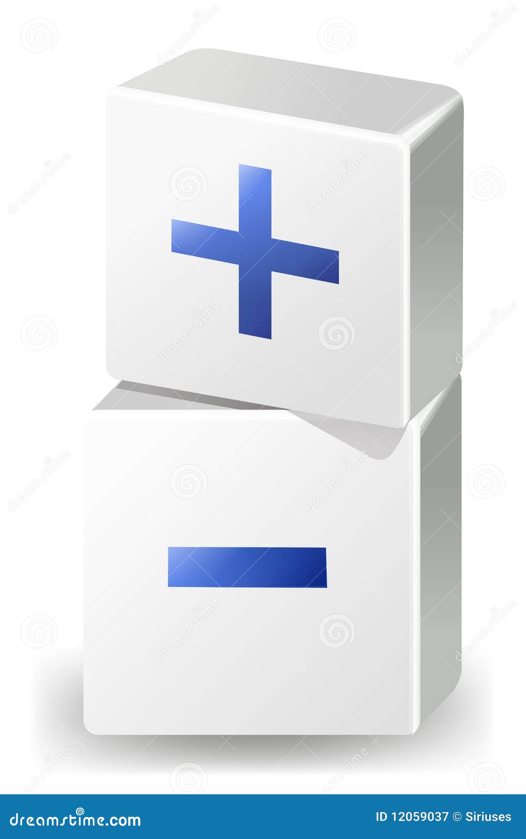 Plus en minus pictogram stock illustratie. Illustration of grafisch ...