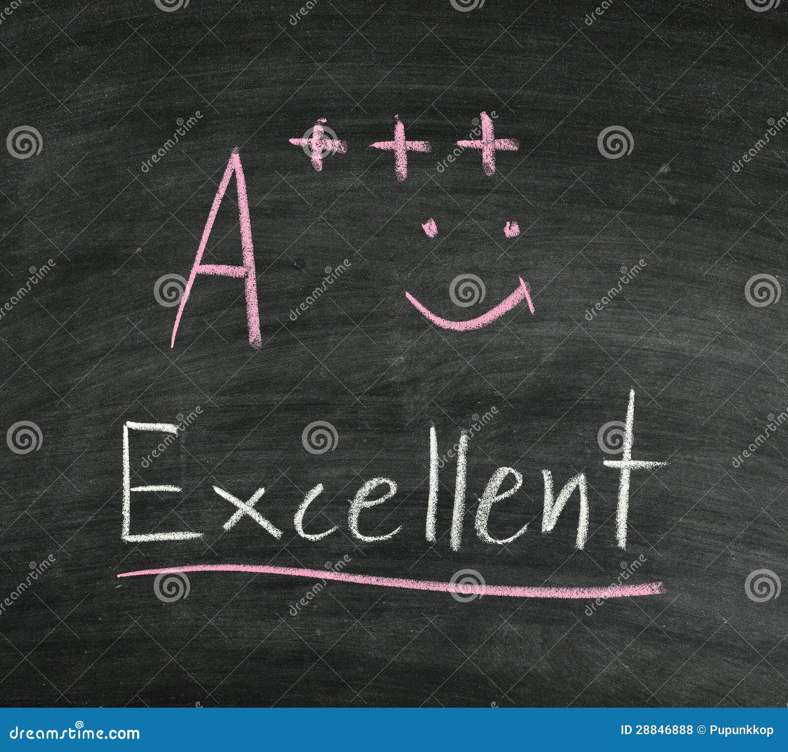 A Plus A+ Grade On Notebook Paper Sheet With Math Operation Solved ...