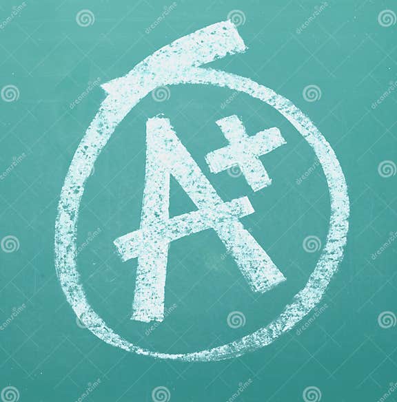 A Plus stock image. Image of frame, announcement, card - 34637907