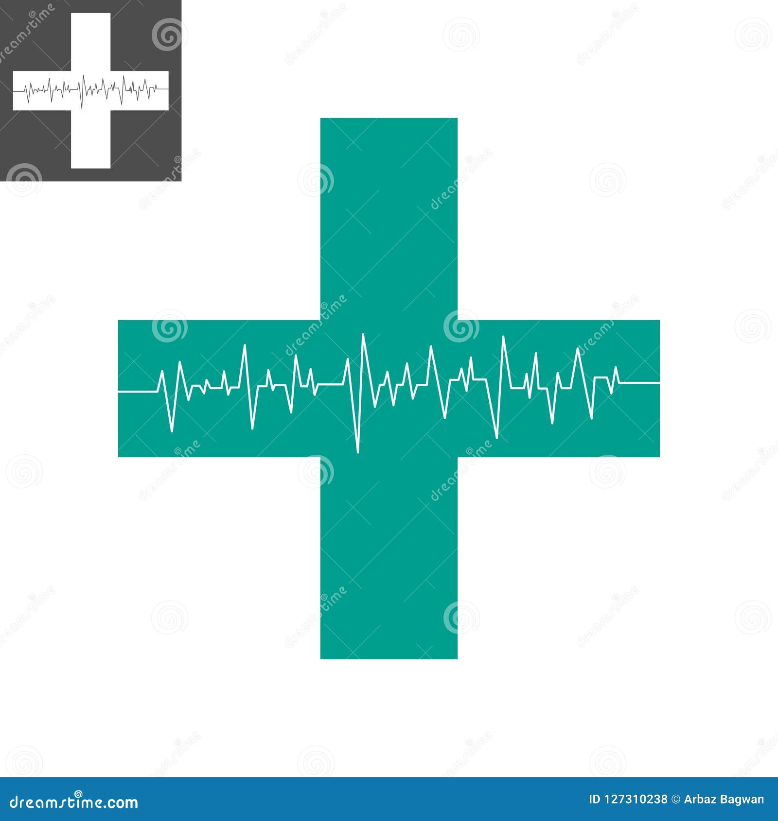 Medical plus logo and icon stock vector. Illustration of healthcare ...