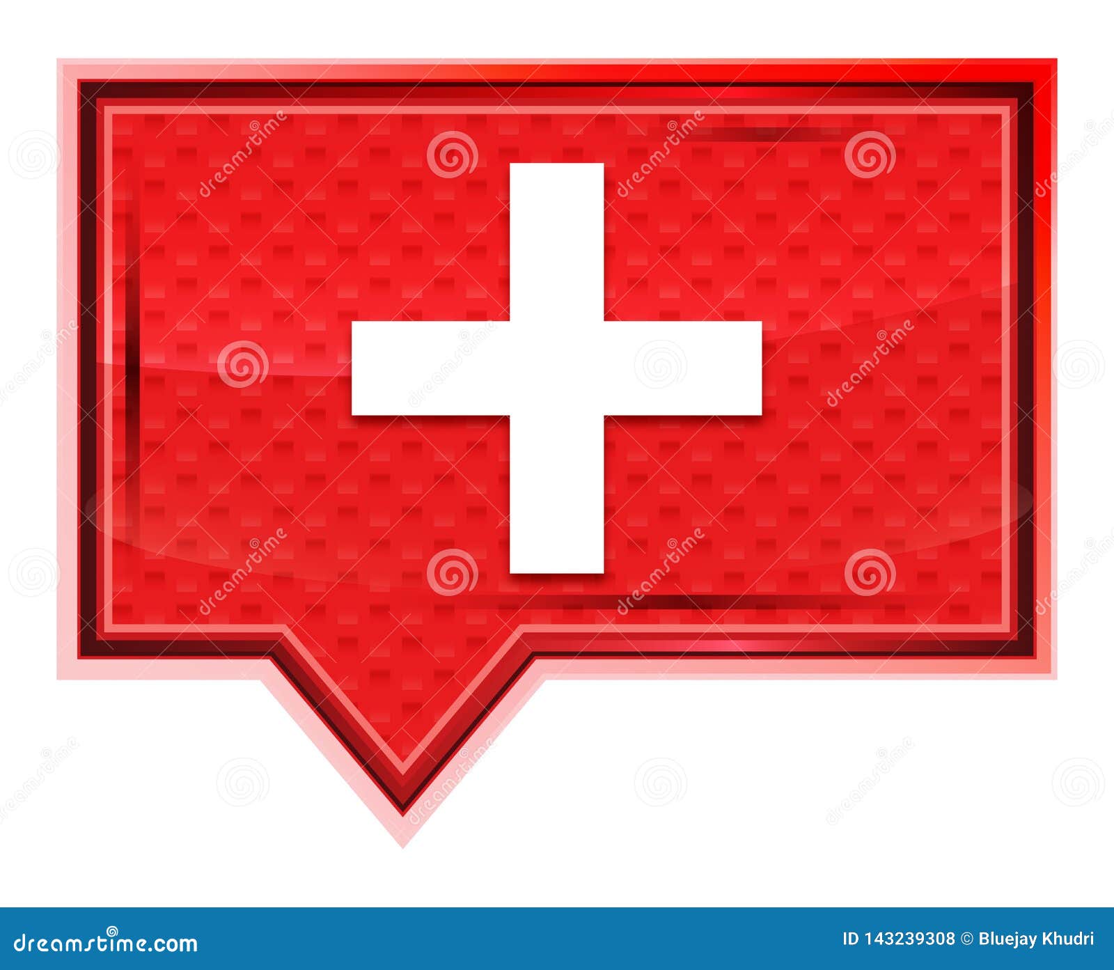 Plus Icon Misty Rose Pink Banner Button Stock Illustration ...