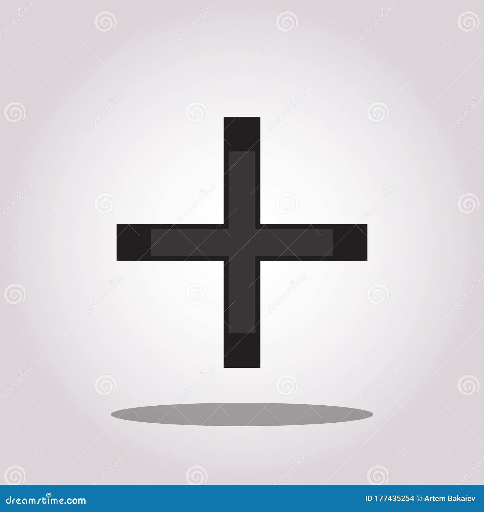Plus Icon Vector Sign Isolated on White Background. Plus Symbol ...