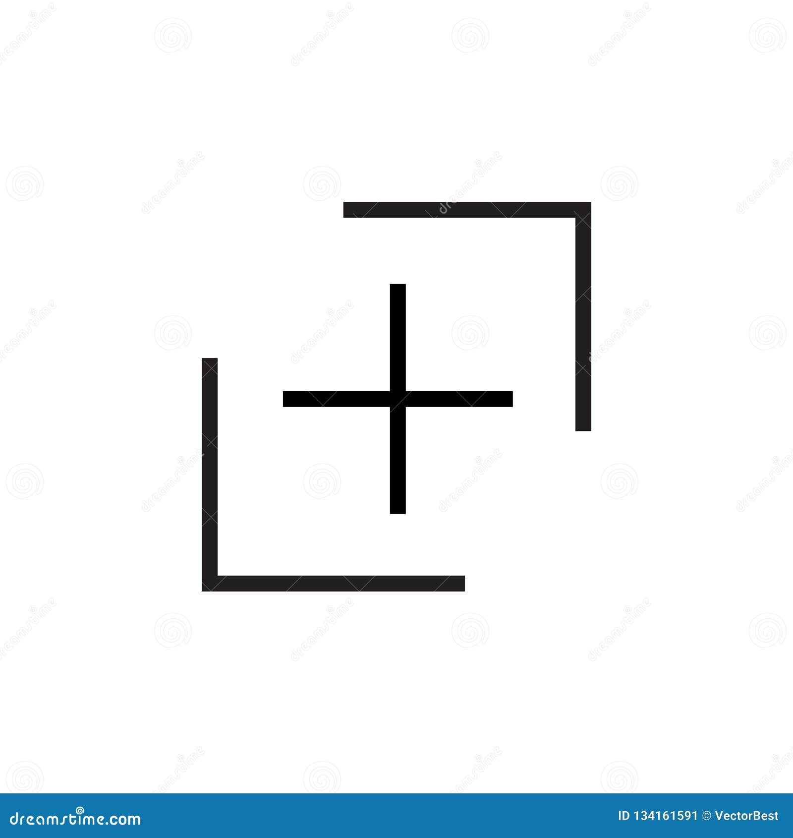 Plus Icon Vector Sign and Symbol Isolated on White Background, Plus ...