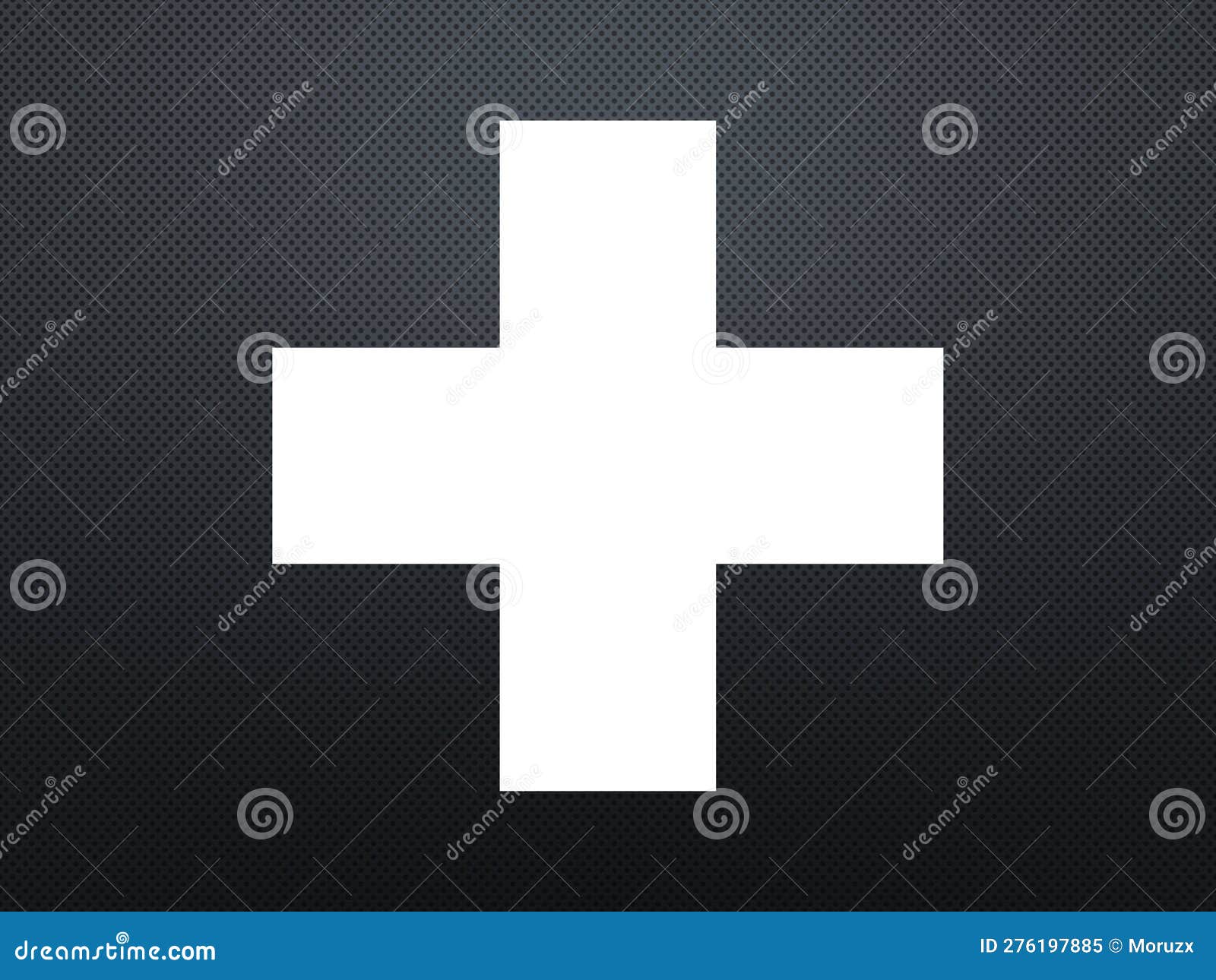 Plus Math Symbol on Dark Pattern Background Stock Illustration ...