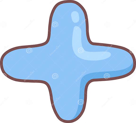 Plus Math Symbol stock illustration. Illustration of multiply - 290751491