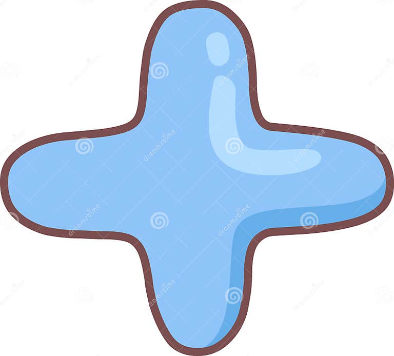 Plus Math Symbol stock illustration. Illustration of multiply - 290751491