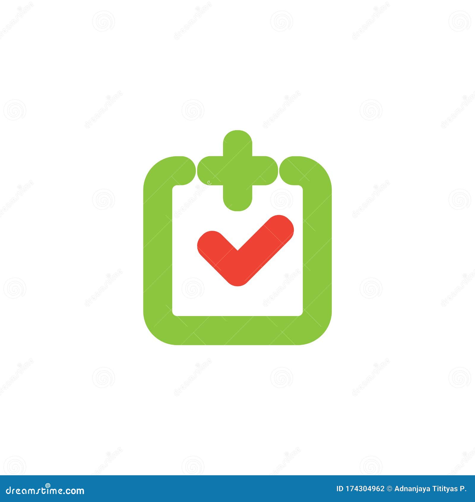 Plus Medical Check Mark Symbol Vector Stock Vector - Illustration of ...