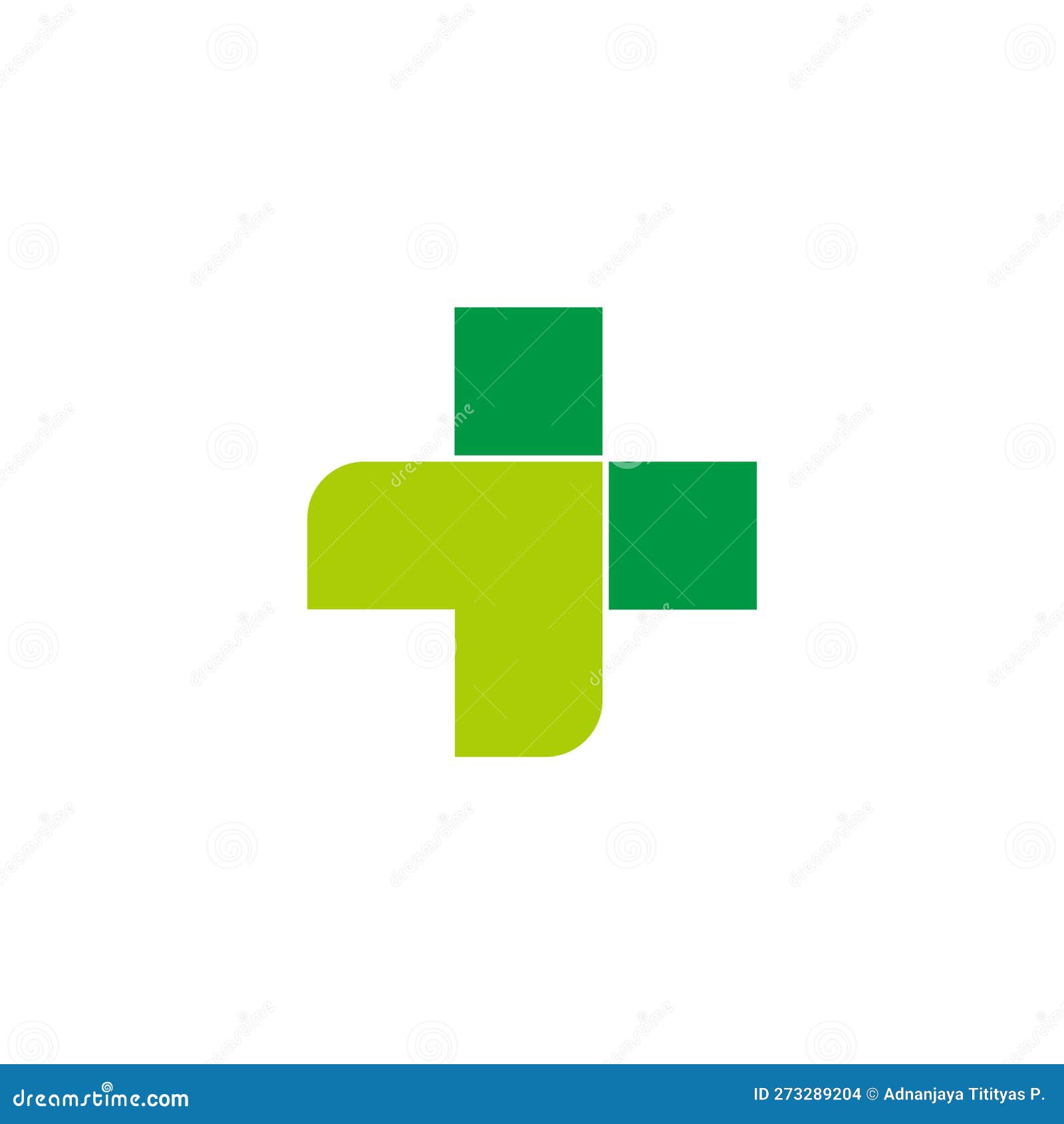 Plus Medical Green Leaf Geometric Arrow Logo Vector Stock Vector ...