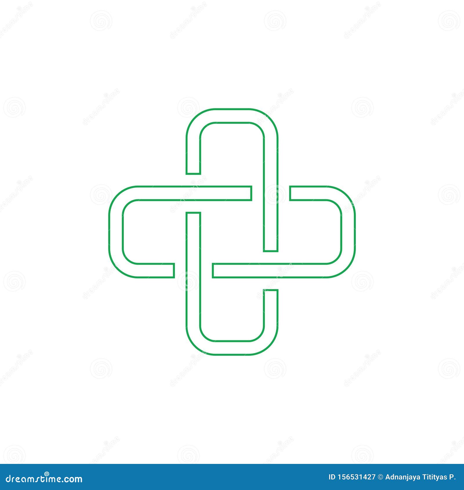 Plus Medical Line Logo Vector Stock Vector - Illustration of life ...