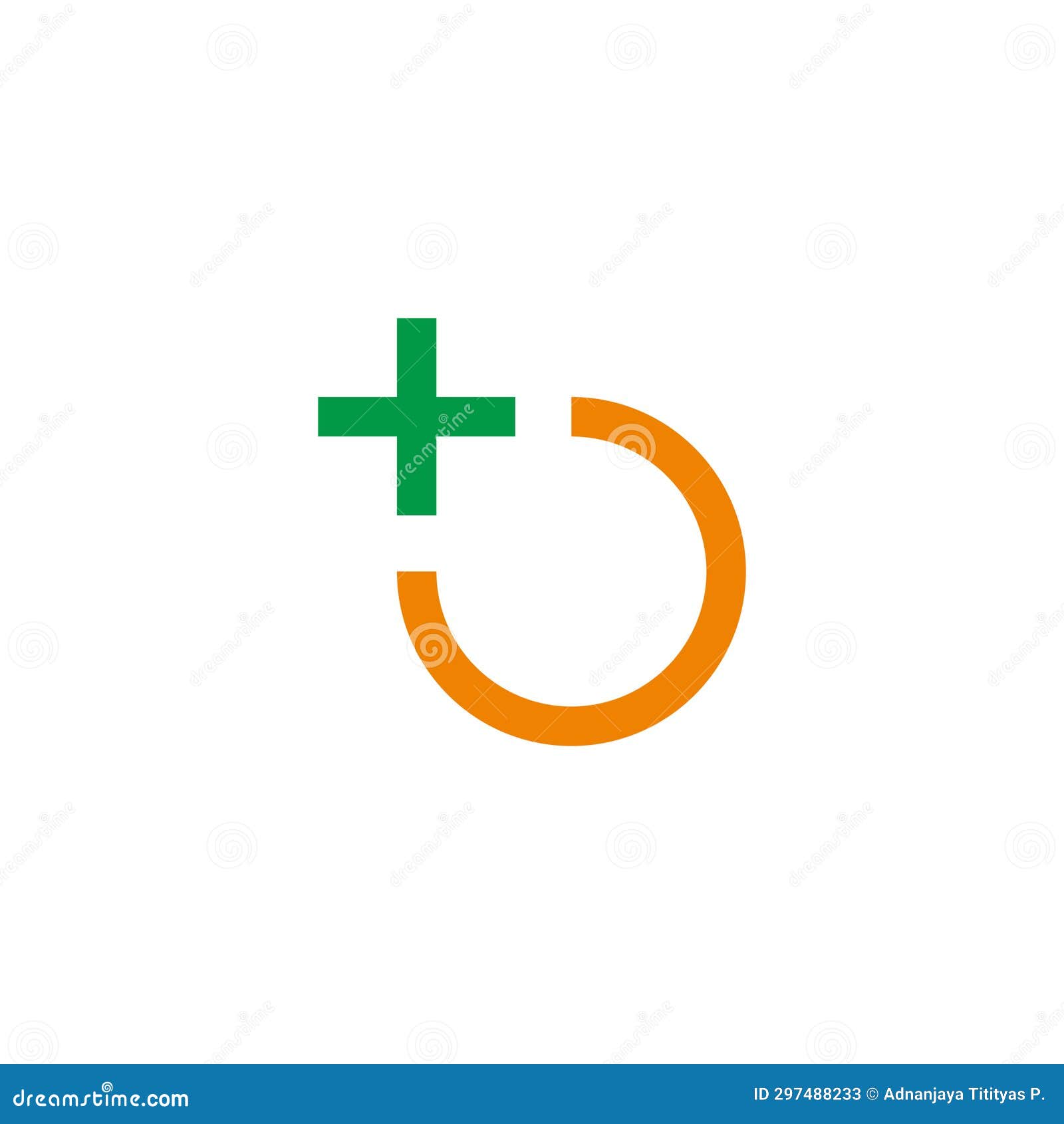 Plus Medical Round Circle Process Symbol Vector Stock Vector ...